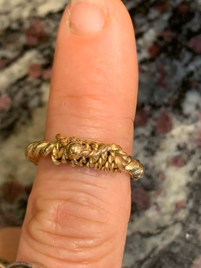 1/8 Sacred Cubit 14 Copper Tensor Ring With Coil | Etsy