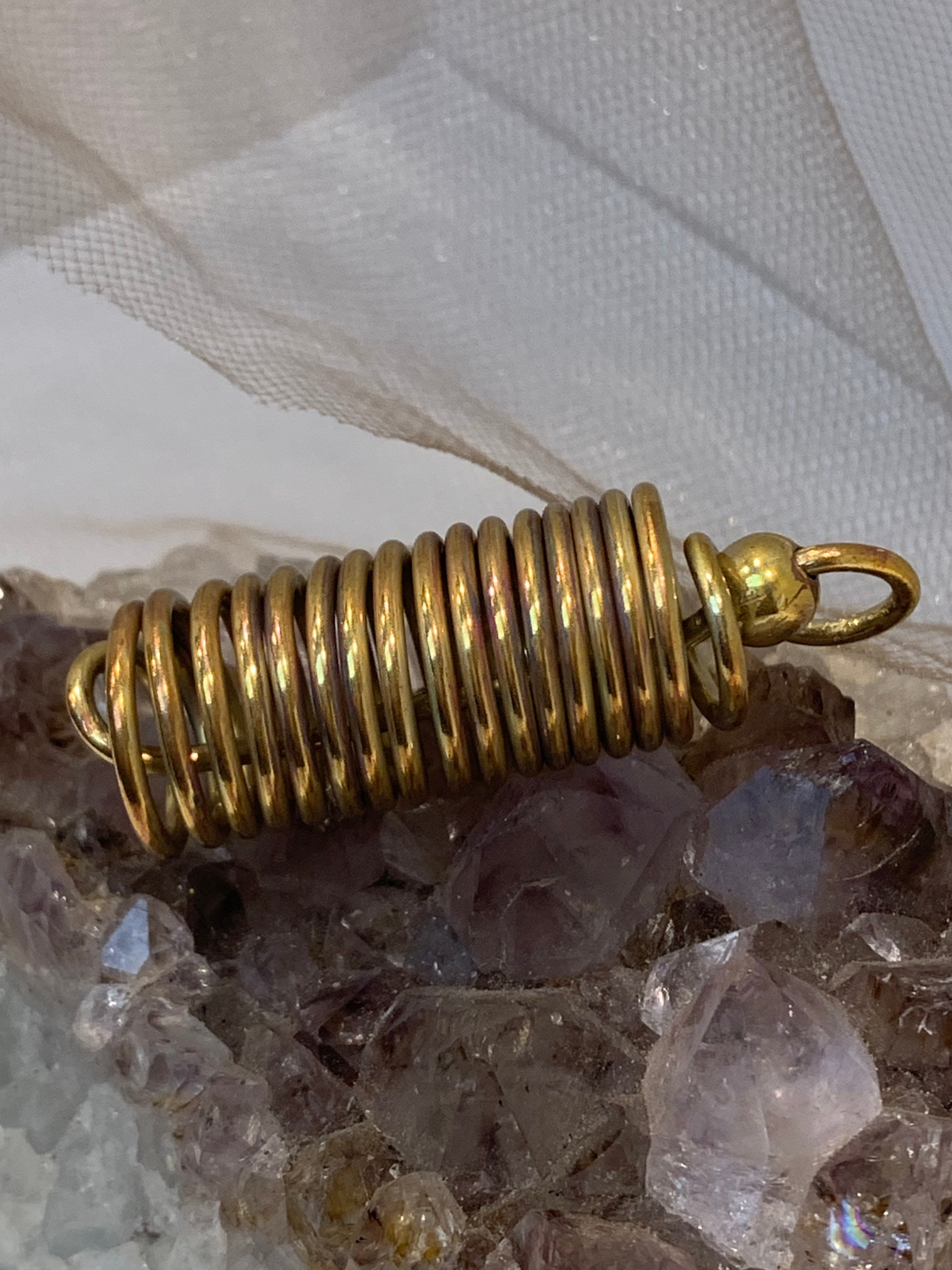 1.5 Full Sacred Bosnian Cubit Healing Coil Pendant or Pendant | Etsy