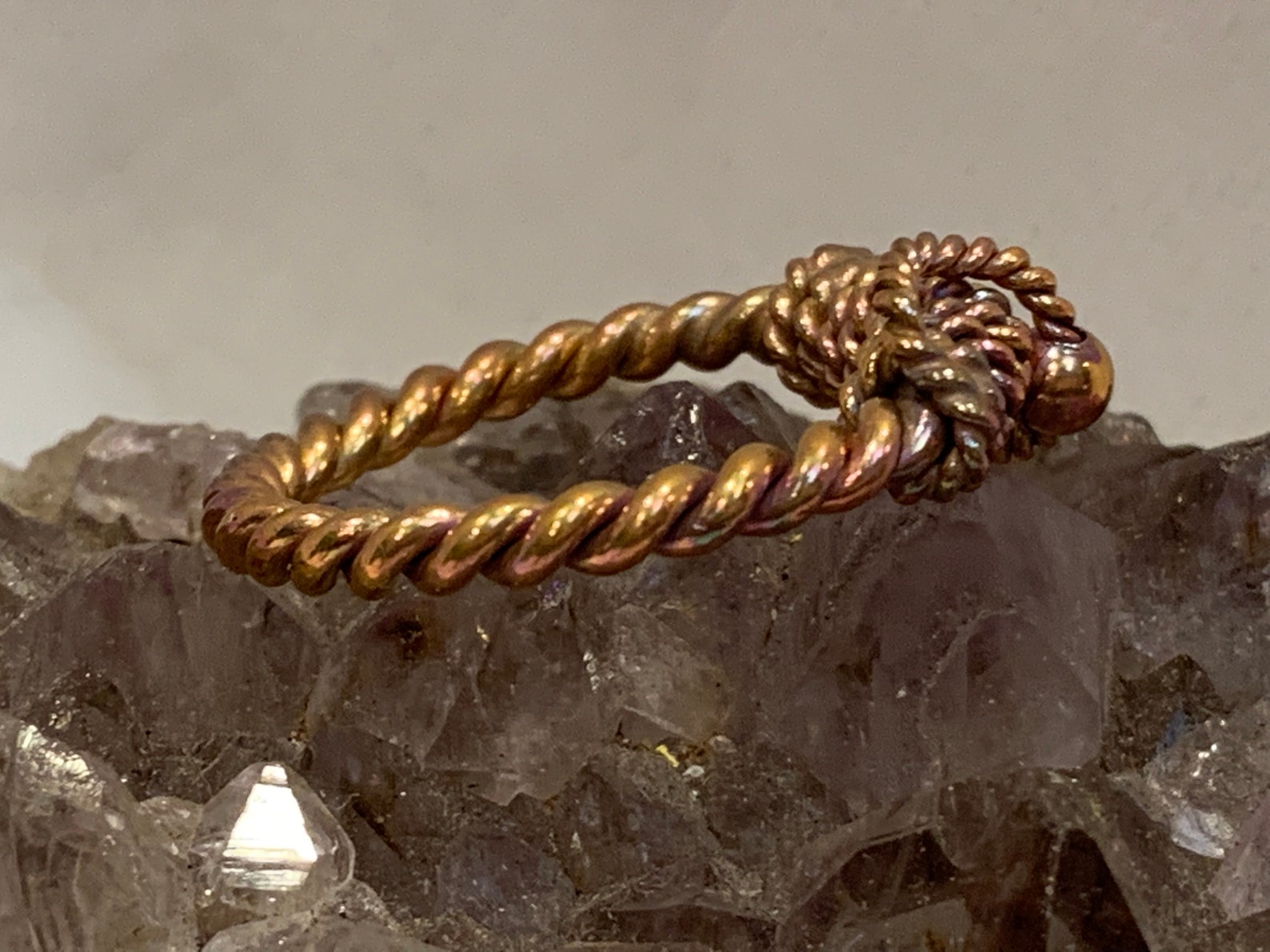 1/8 Lost Cubit 14 Copper Tensor Ring With Acuvac Coil About | Etsy