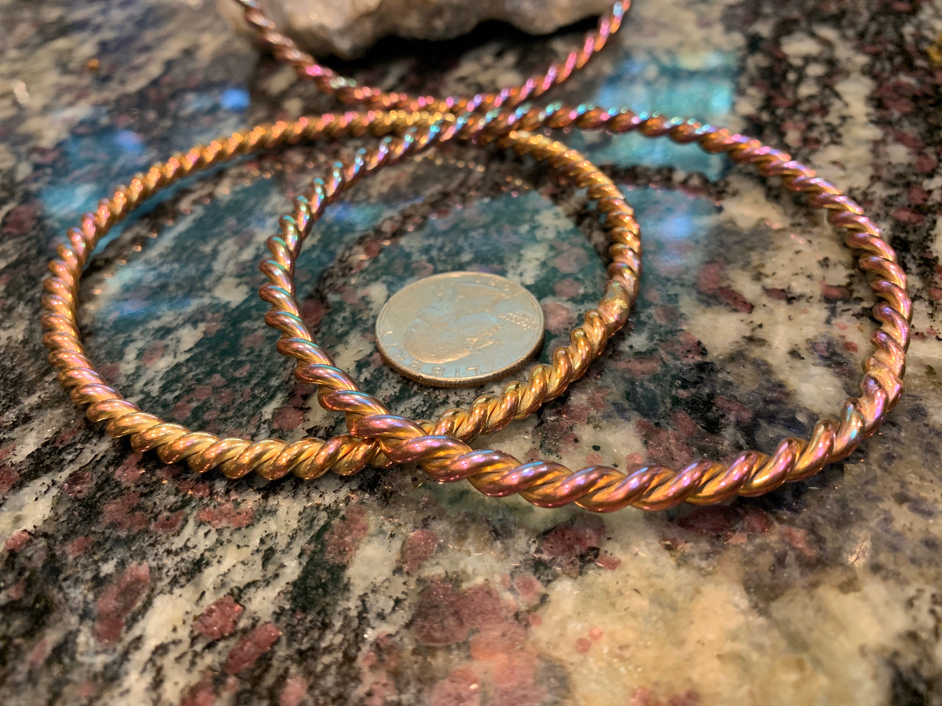 1/2 Sacred Bosnian Cubit Copper Tensor Ring heavy gauge 10 | Etsy