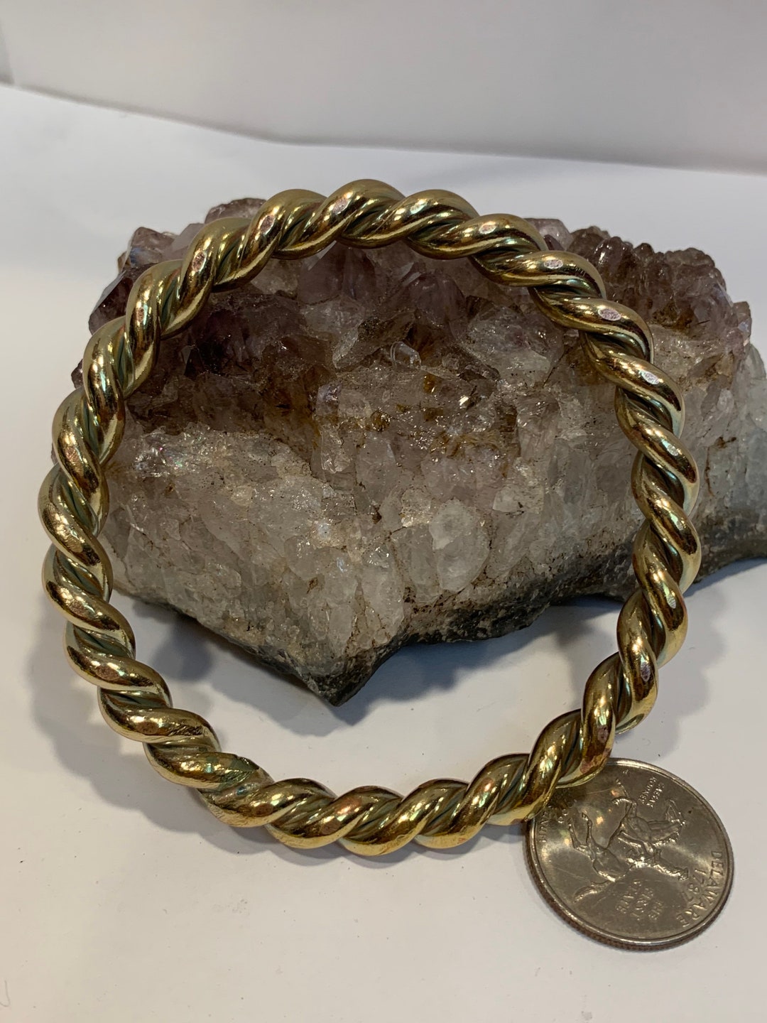 22.22cm Copper Tensor Ring Heavy 6 Gauge Bangle Bracelet - Etsy