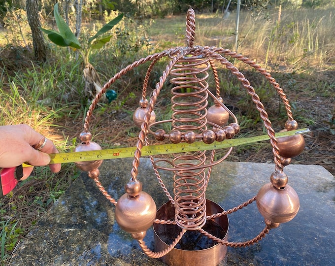 HUGE 105.94cm/ 41.7" Mayan Teotihuacan Cubit Copper Tensor Harmonizer ...