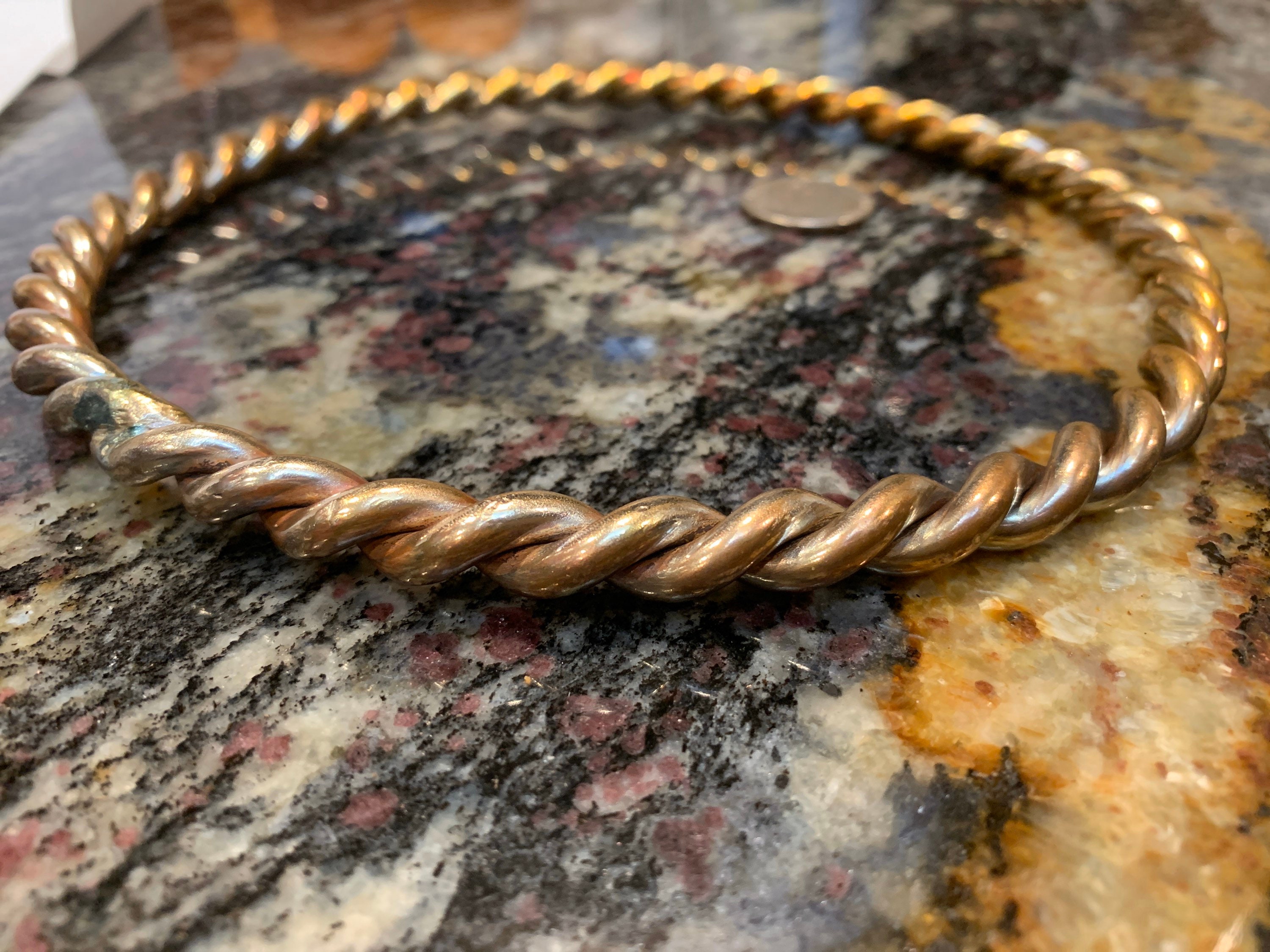 1 Full Sacred Cubit Copper Tensor Ring Very Heavy Gauge 4 - Etsy