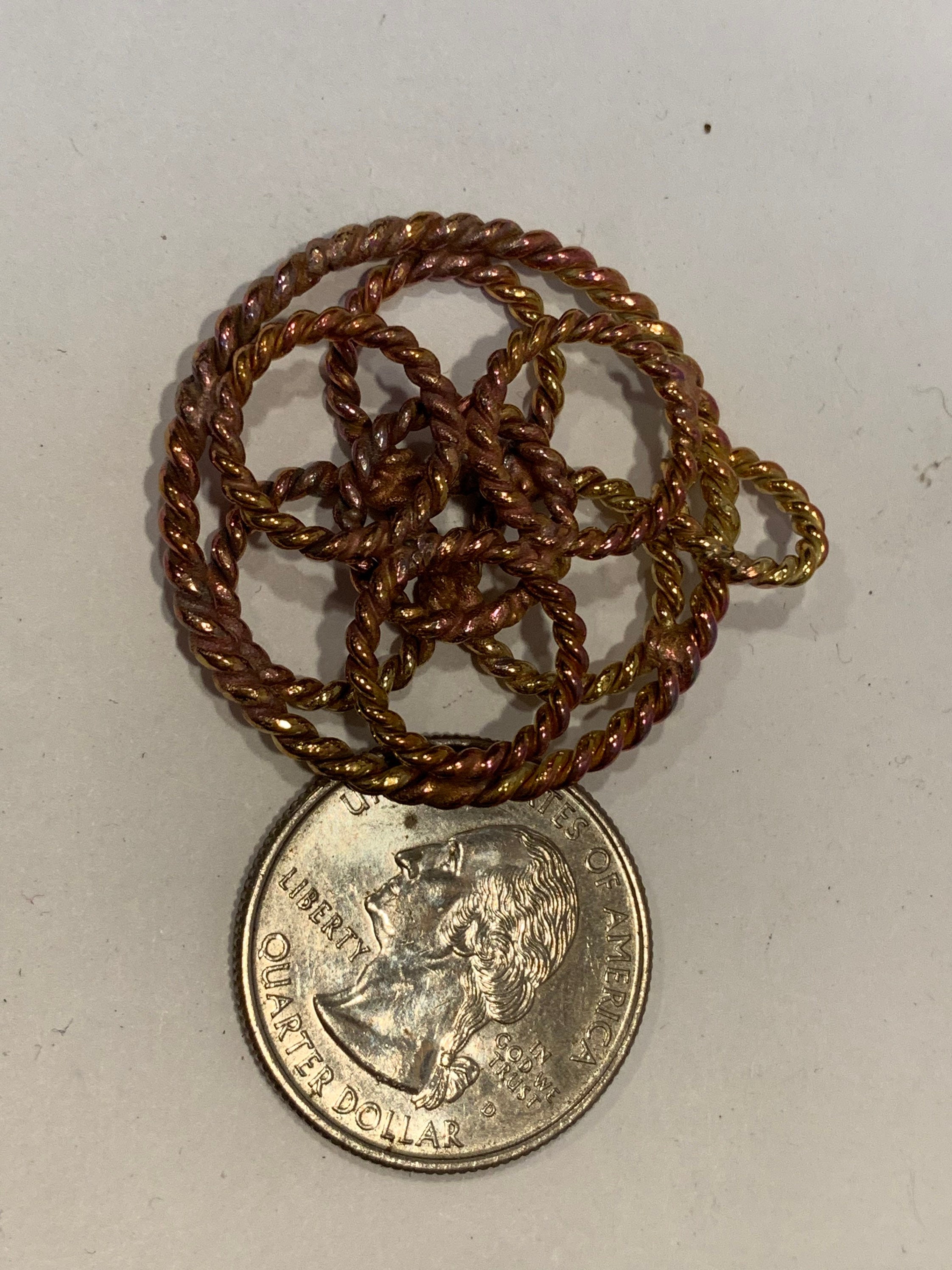 ONE Seed of Life Copper Tensor Pendant With 999 Cubit and Cubit From ...