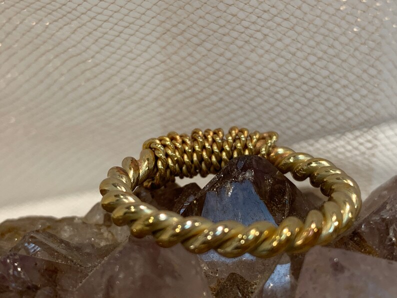 1/8 Sacred Cubit 14 Copper Tensor Ring With Coil | Etsy