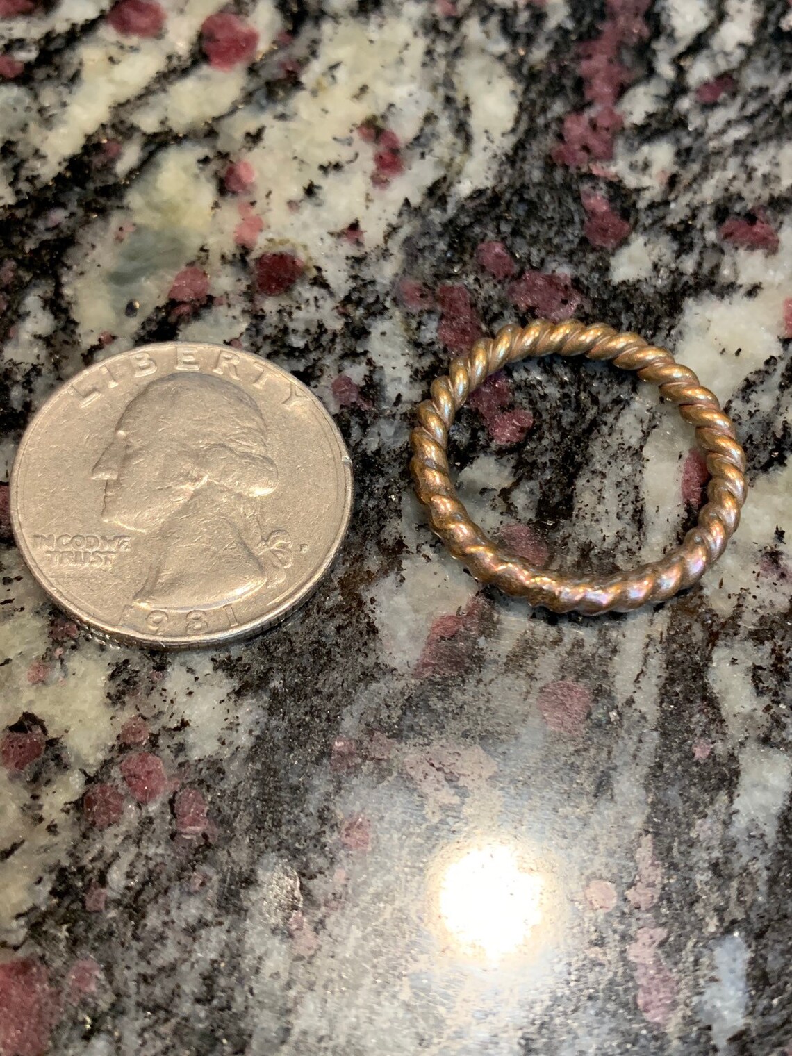 1/8 Sacred Cubit Copper Tensor Ring 14 Gauge About Size 8 in | Etsy