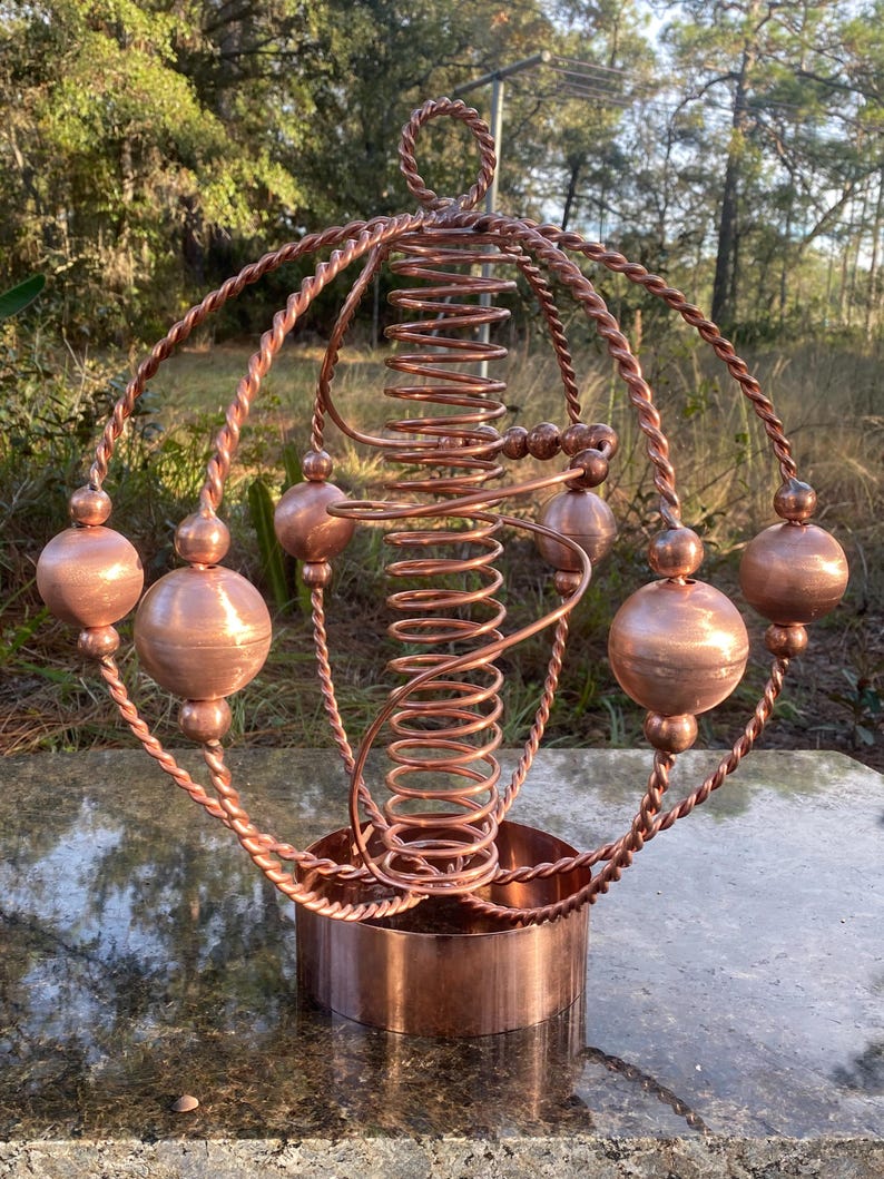 HUGE 105.94cm/ 41.7" Mayan Teotihuacan Cubit Copper Tensor Harmonizer ...