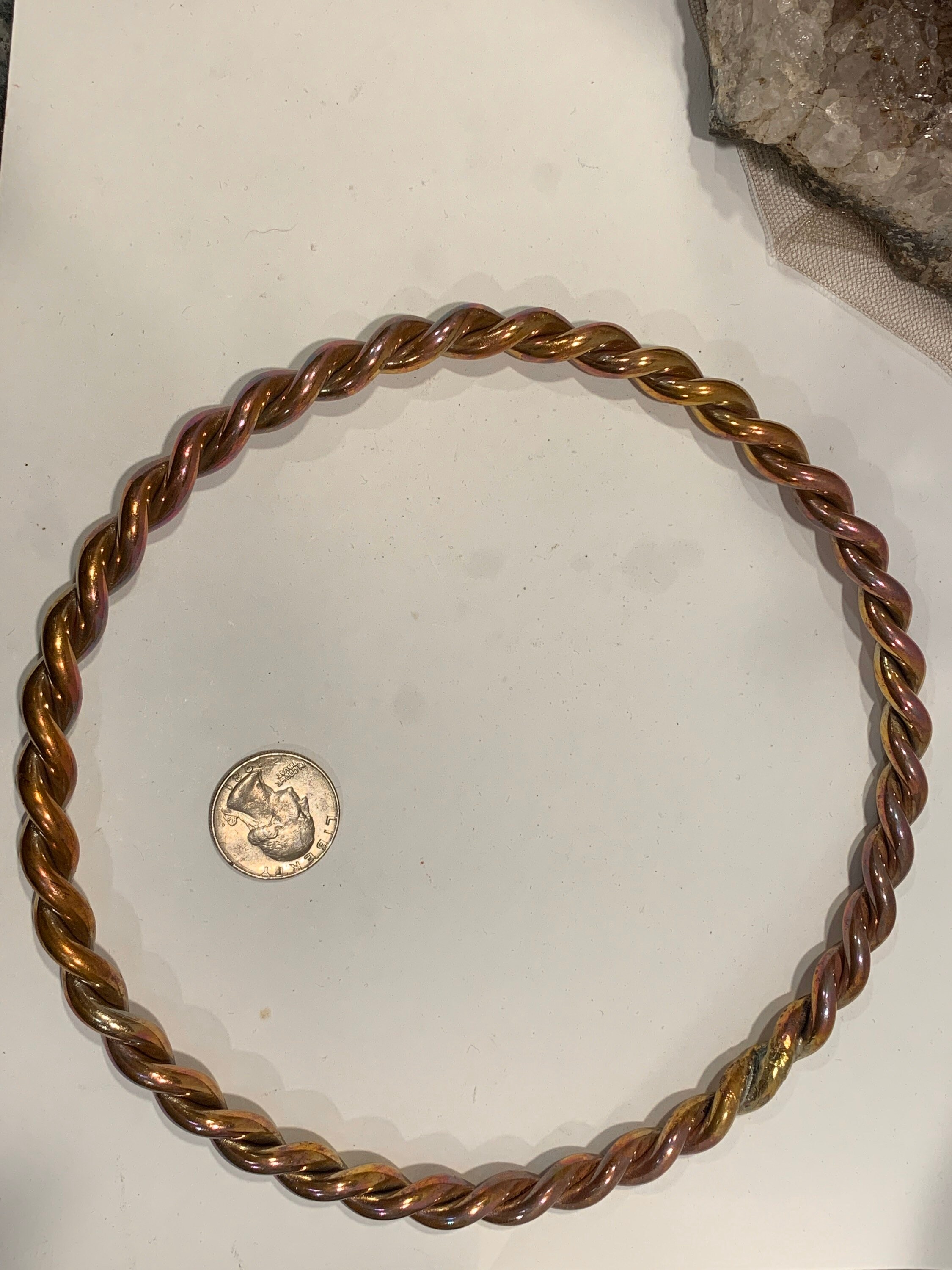 1 Full Sacred Cubit Copper Tensor Ring Very Heavy Gauge 4 - Etsy