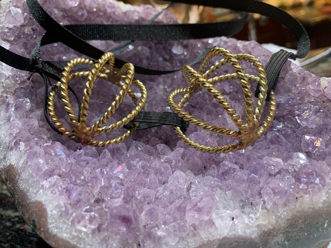 1/4 Sacred Cubit Copper Tensor Ring Eye Device With Ribbon - Etsy