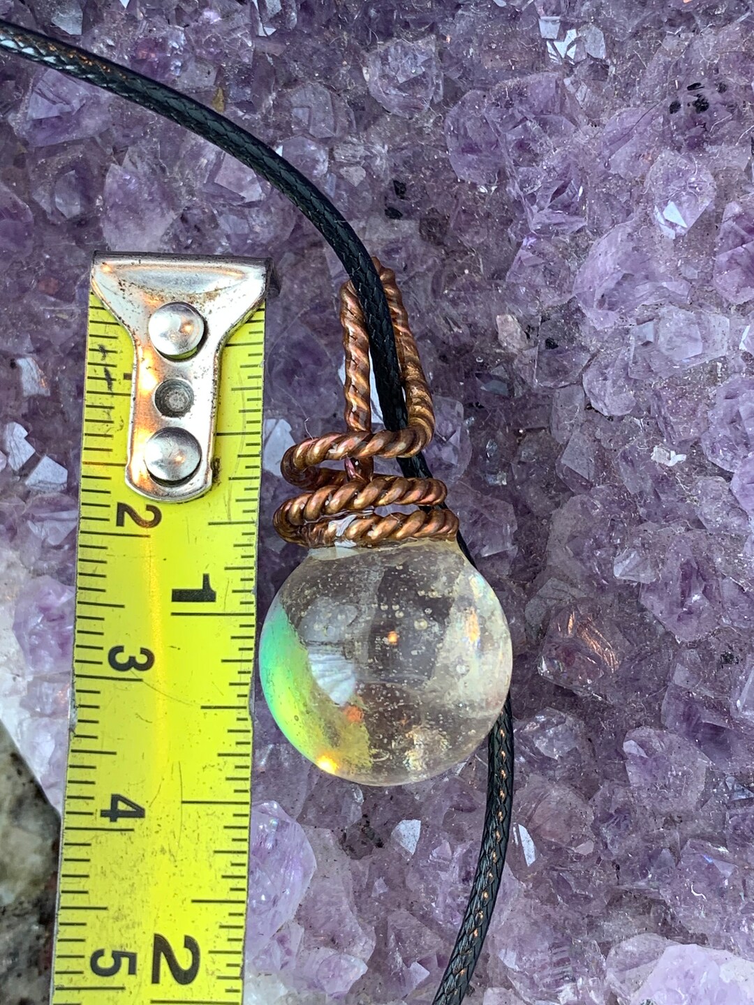 11.11 Cm ITEM1 Copper Tensor Energy Coil With Resin Crystal Sphere ...