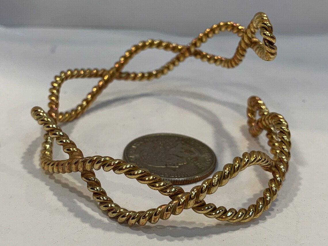 1/2 Teotihuacan Cubit Copper Tensor Infinity Bracelet - Etsy