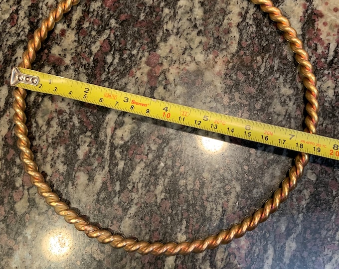 1 Full Golden Fire Cubit Heavy 6 Gauge Copper Tensor Ring - Etsy