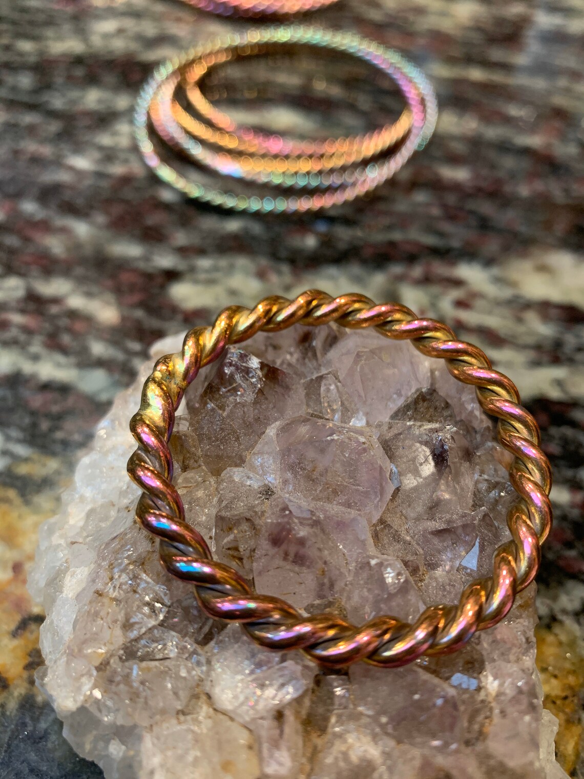 1/4 Sacred Bosnian Cubit Copper Tensor Ring Heavy Gauge 10 - Etsy