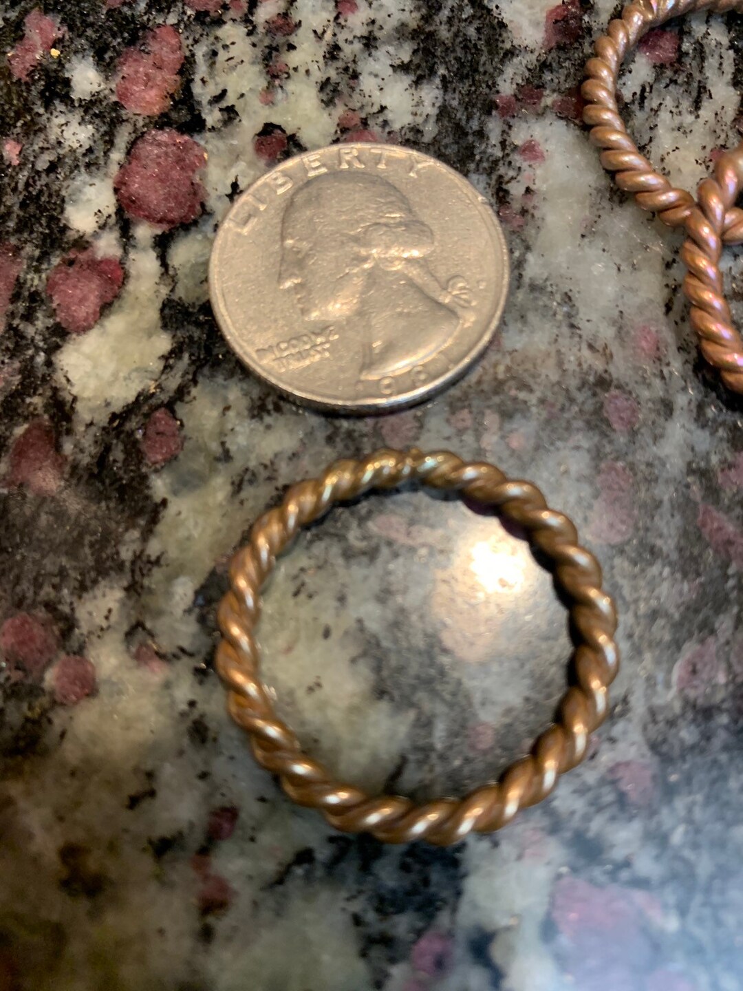 1/8 Lost Cubit #14 Copper Tensor Energy Ring Sz 12 Ring - Etsy