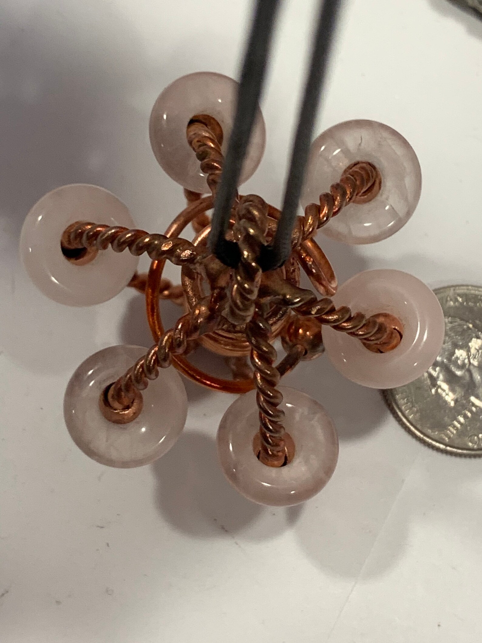 1/16 764 Mhz Cubit Copper Tensor Energy Harmonizer With Rose | Etsy