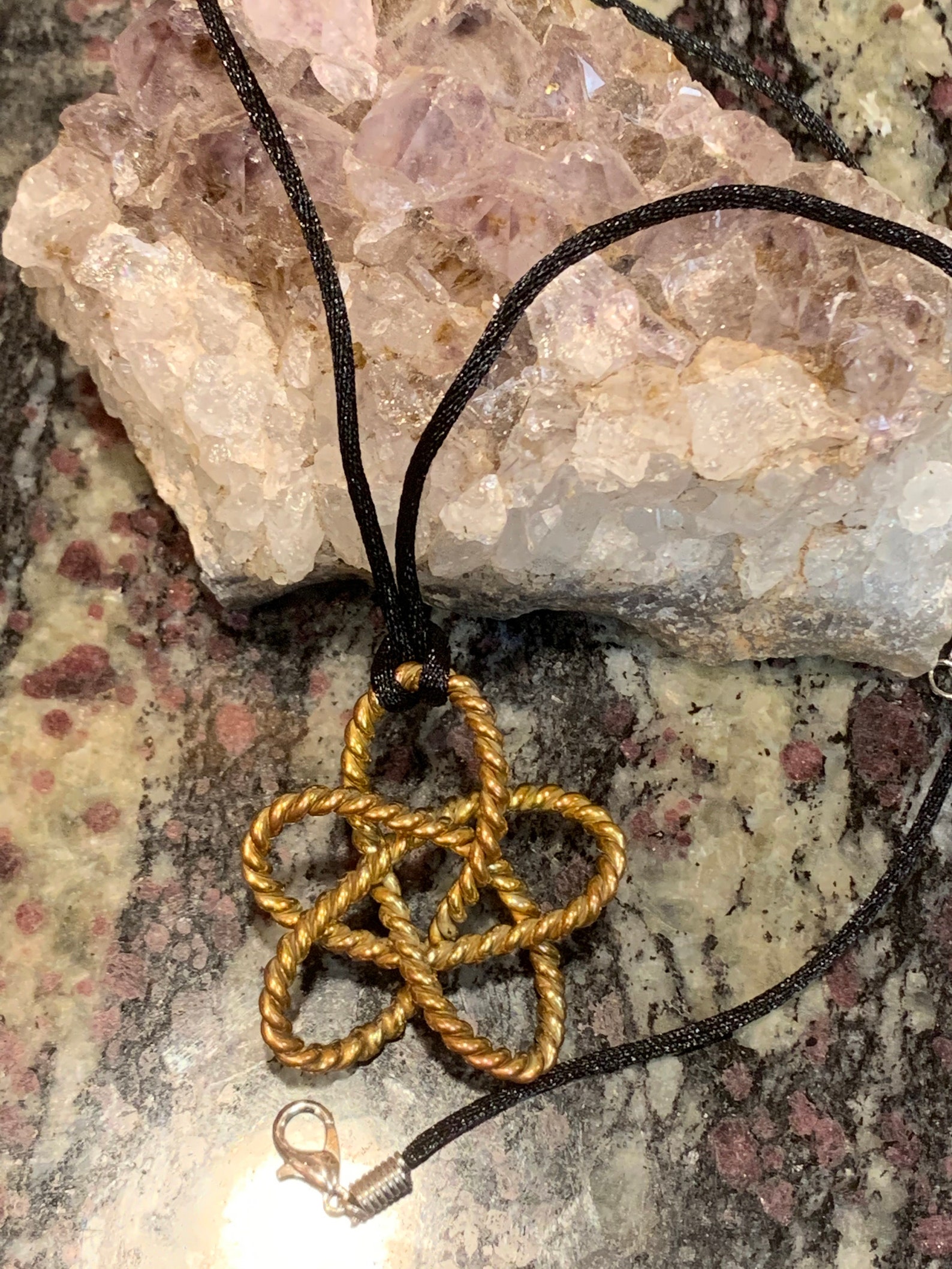 1/2 Sacred Cubit Copper Tensor Energy Flower Inspired Pendant - Etsy