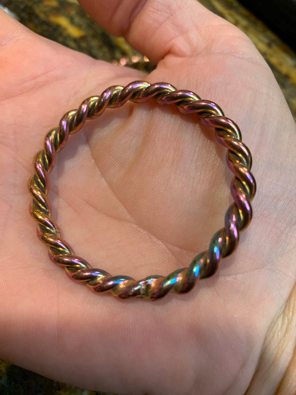 1/4 Sacred Bosnian Cubit Copper Tensor Ring Heavy Gauge 10 - Etsy