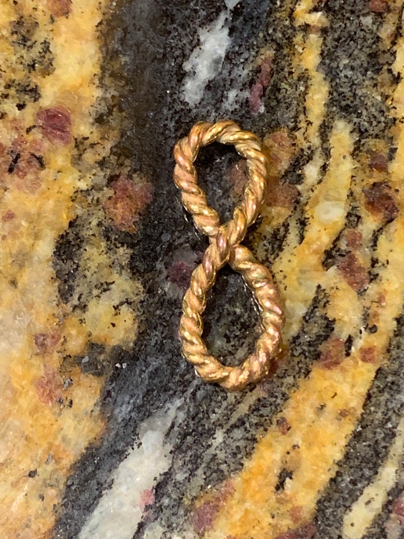 1/8 Lost Cubit Copper Tensor Ring Infinity Pendant - Etsy