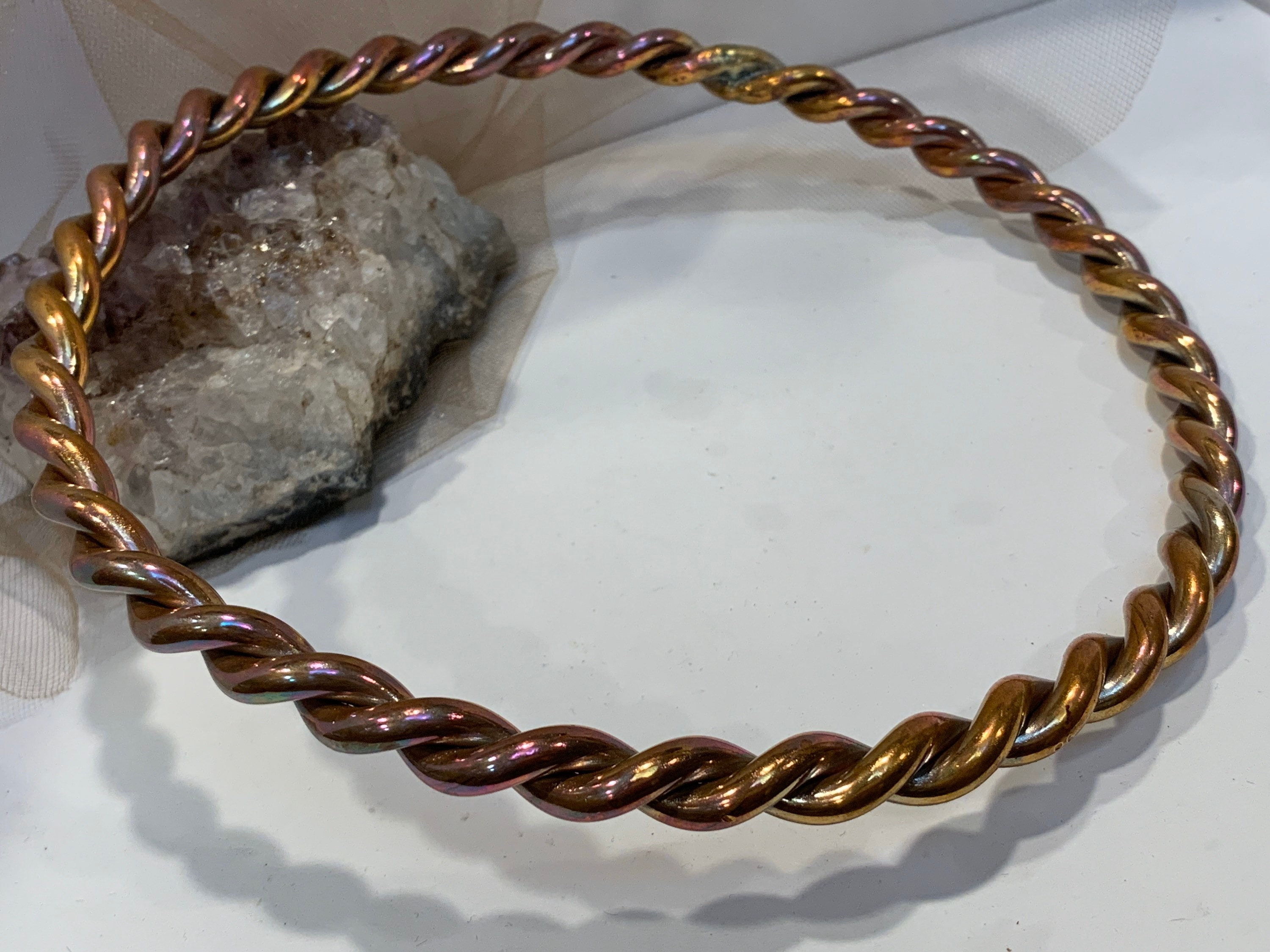 1 Full Sacred Cubit Copper Tensor Ring Very Heavy Gauge 4 - Etsy