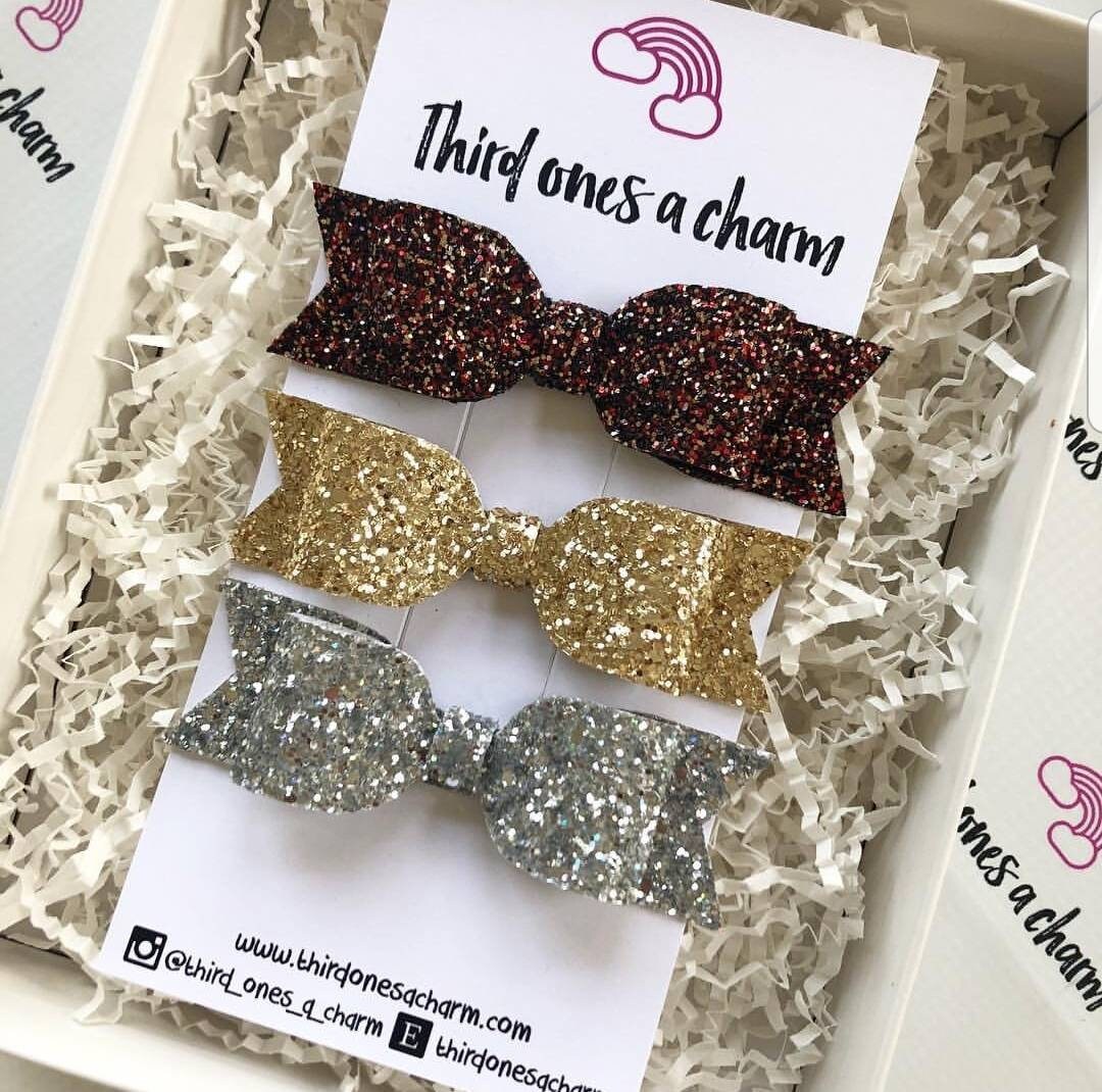 4x8 Bow Cards, Printed, Personalized Bow Cards, Hair Accessory Cards ...