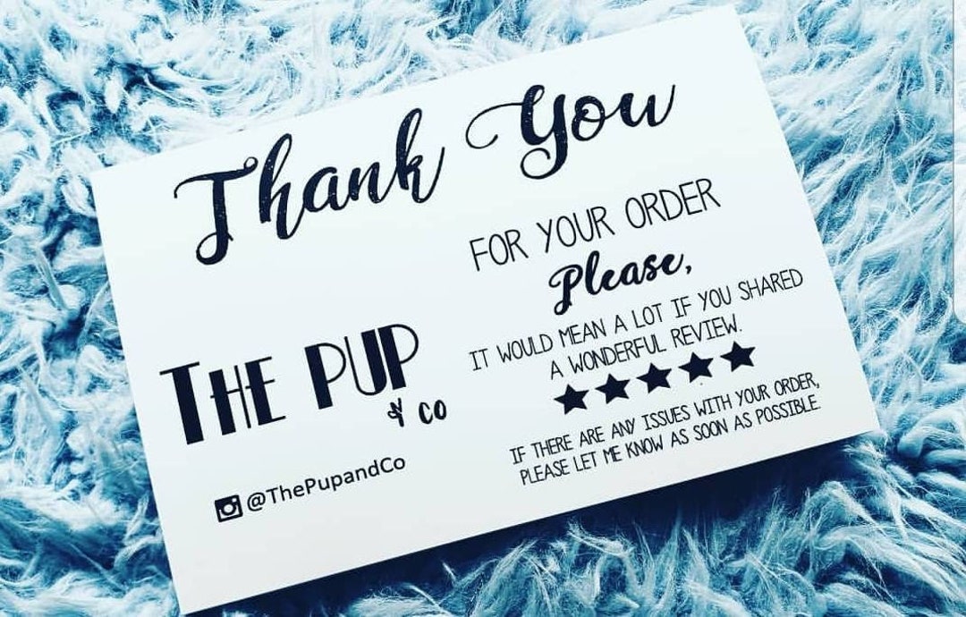 Personalized Thank You Cards: Logo & Design Options (4x6 or 3.5x5) - Etsy