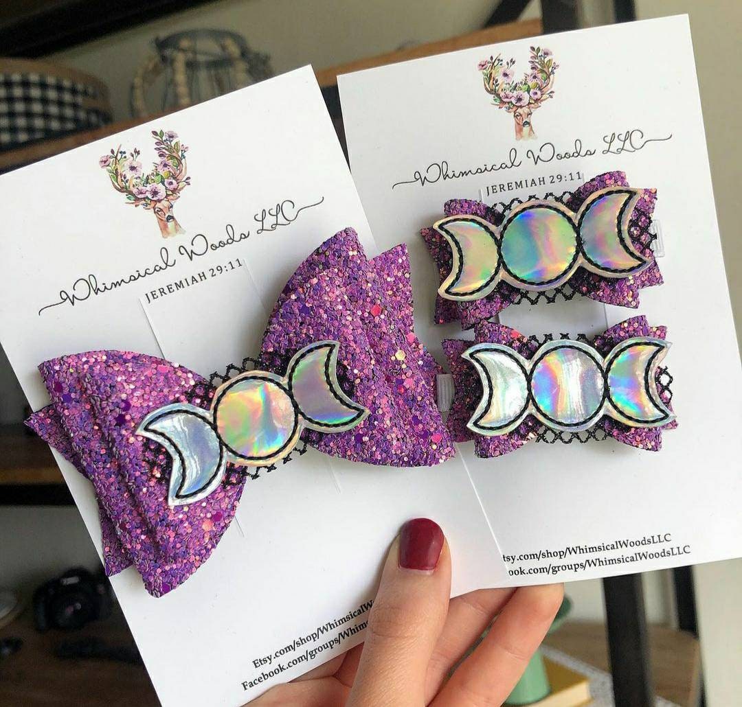 5x7 Bow Cards PRINTED Personalized Hair Accessory Cards Bow - Etsy UK