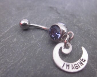 Spiral Belly Button Ring - Etsy