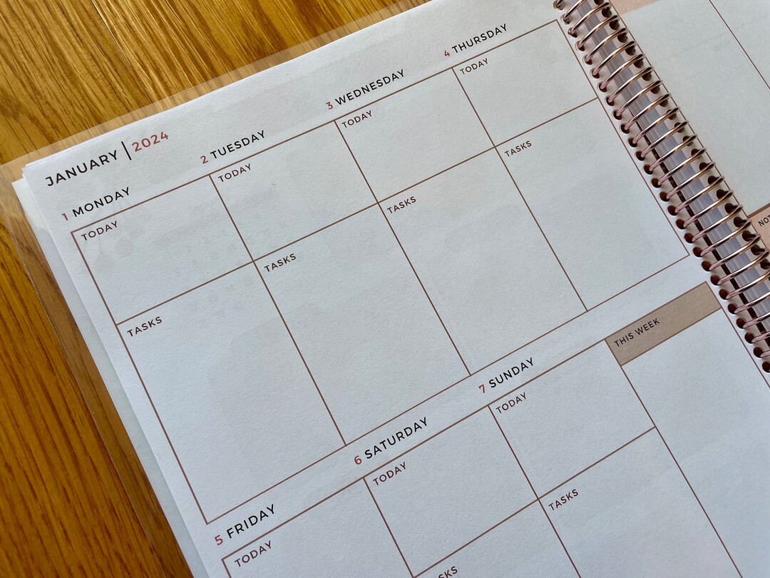 2024 Weekly Project Planner (digital) - Etsy