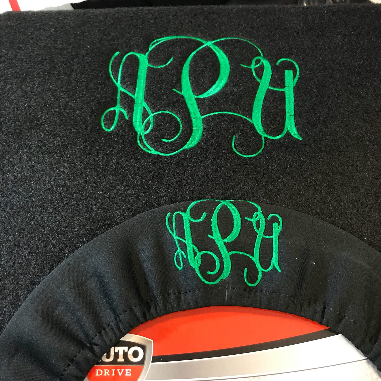 Car Accessories Personalized Embroidered Monogrammed - Etsy