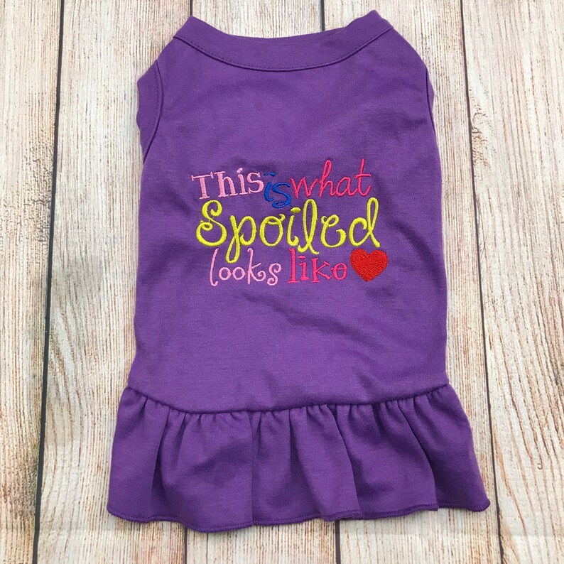 Cute Spoiled Puppy Dog Tshirt or Dress, Spoiled Puppy Clothes, Cute ...