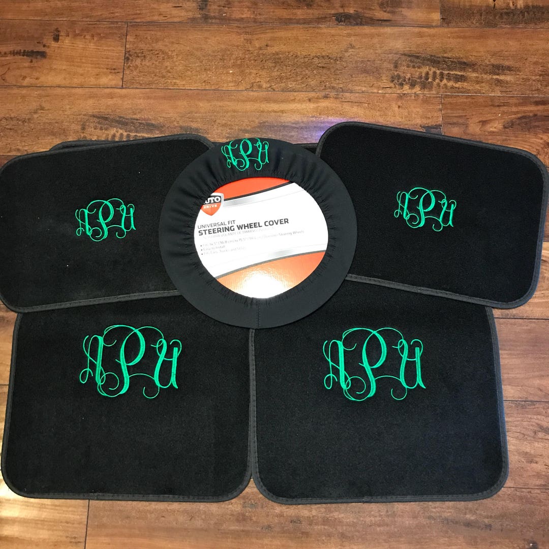 Car Floor Mats, Car Accessories Personalized Embroidered Monogrammed ...