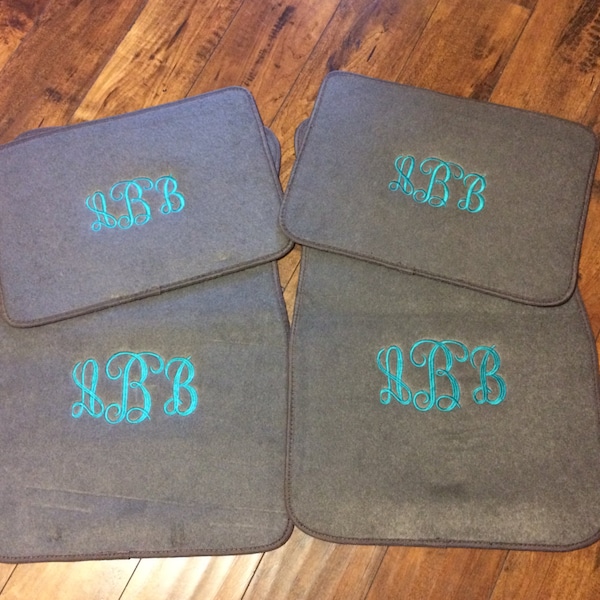 Monogrammed Car Mats - Etsy
