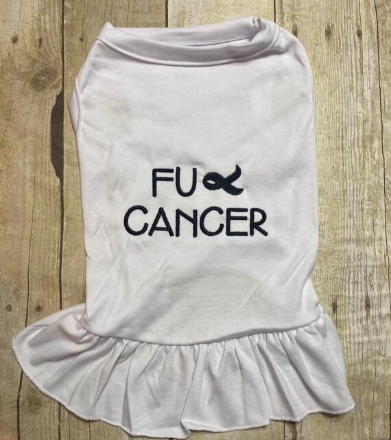 Cancer Awareness Ribbon Dress or Shirt for Dog FU Cancer Walk | Etsy