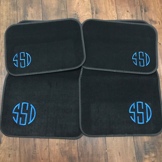 Custom embroidered car mats store