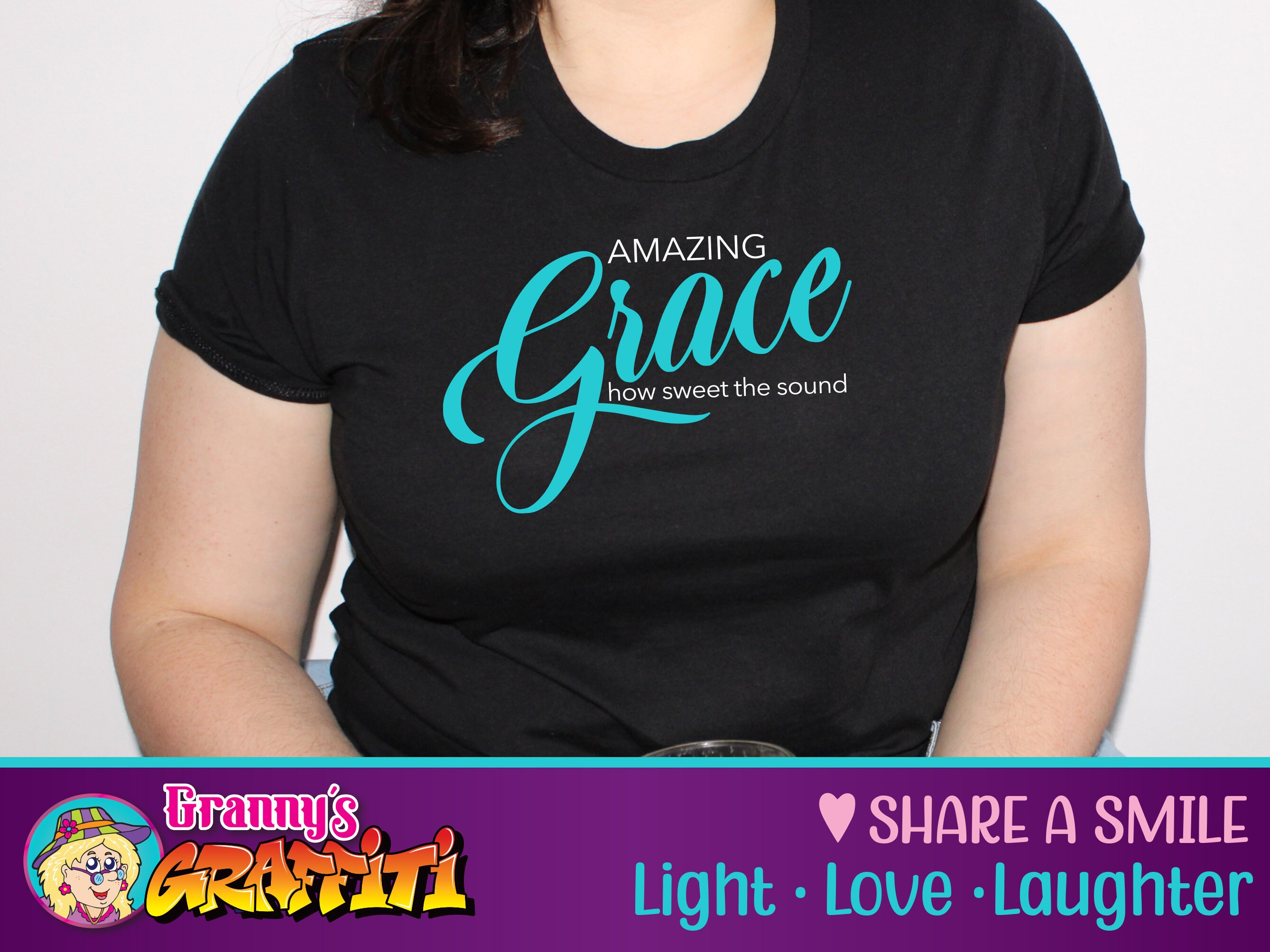 Amazing Grace SVG Cut File / How Sweet the Sound / Inspiring, Calming ...