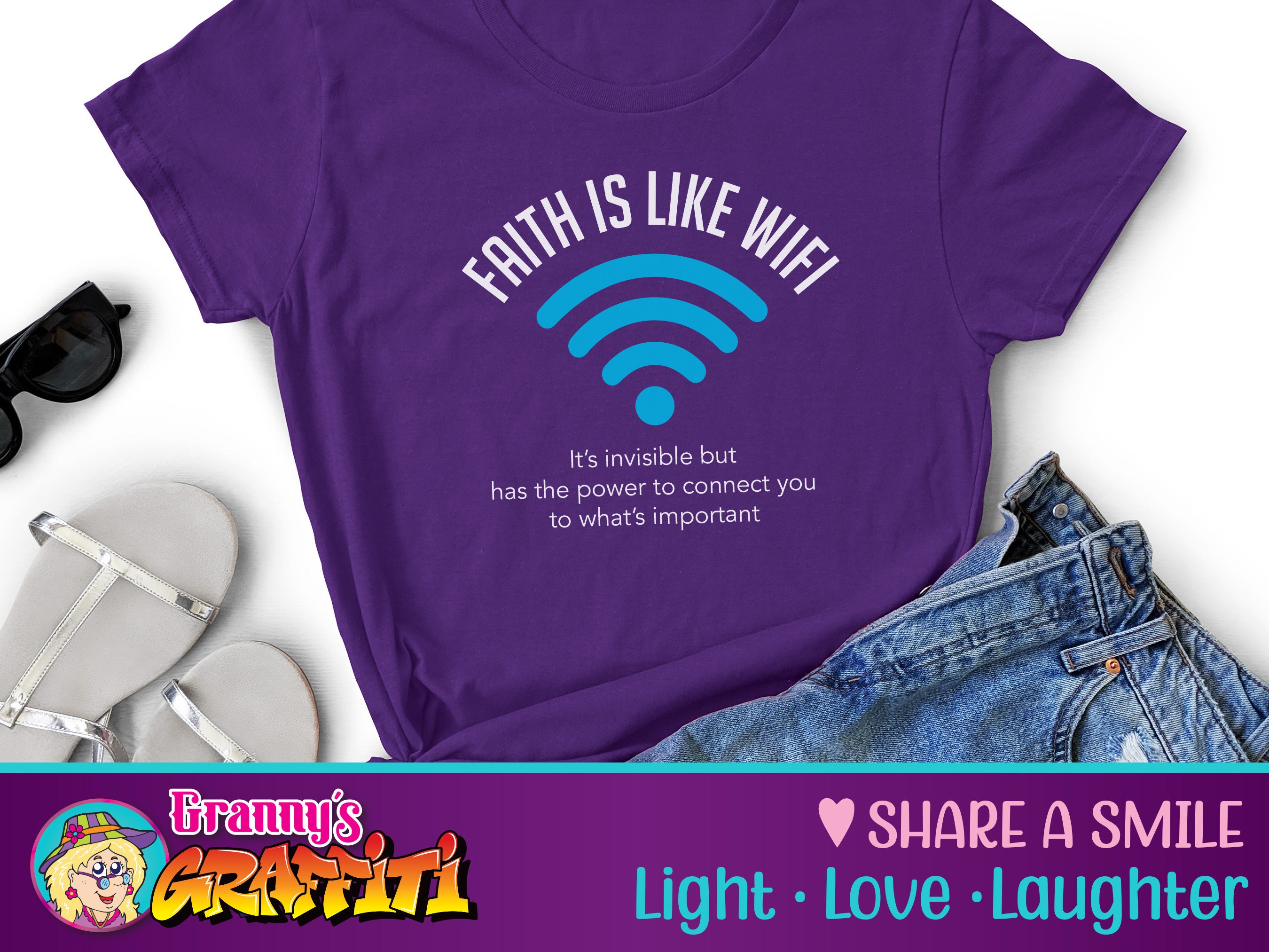 Faith is Like Wifi SVG Cut File / Christian Faith-based Connection ...