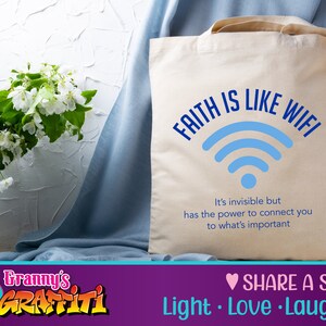 Faith is Like Wifi SVG Cut File / Christian Faith-based Connection ...