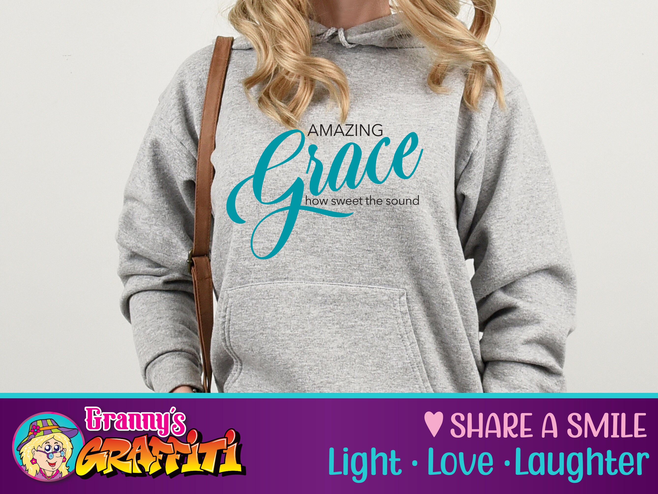 Amazing Grace SVG Cut File / How Sweet the Sound / Inspiring, Calming ...