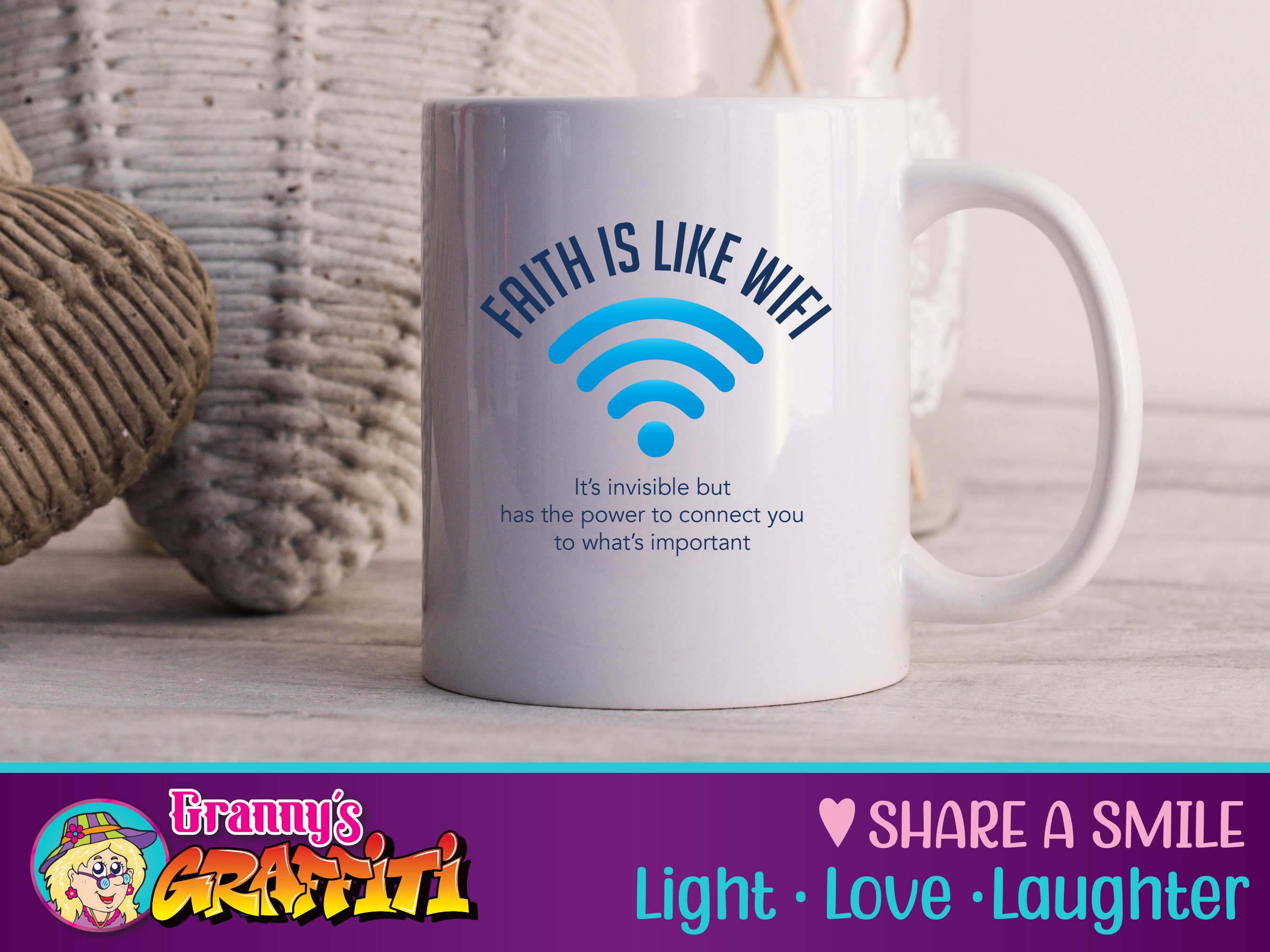 Faith is Like Wifi SVG Cut File / Christian Faith-based Connection ...