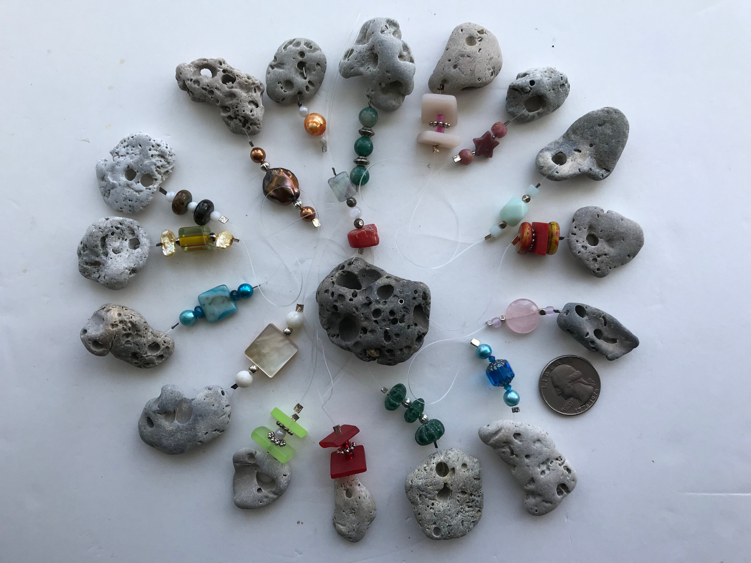 Cubicle, Co Worker Gift, Hag Stone, Cubicle Hag Stone, Office Hag Stone ...