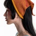 Colourful Knit Hair Kerchief Triangle Bandana Headscarf Knit Hairpiece ...