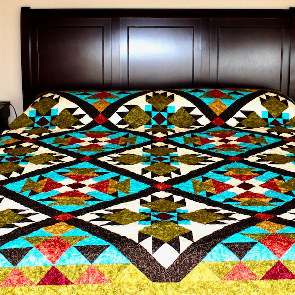 Southwest Quilt Pattern - Etsy