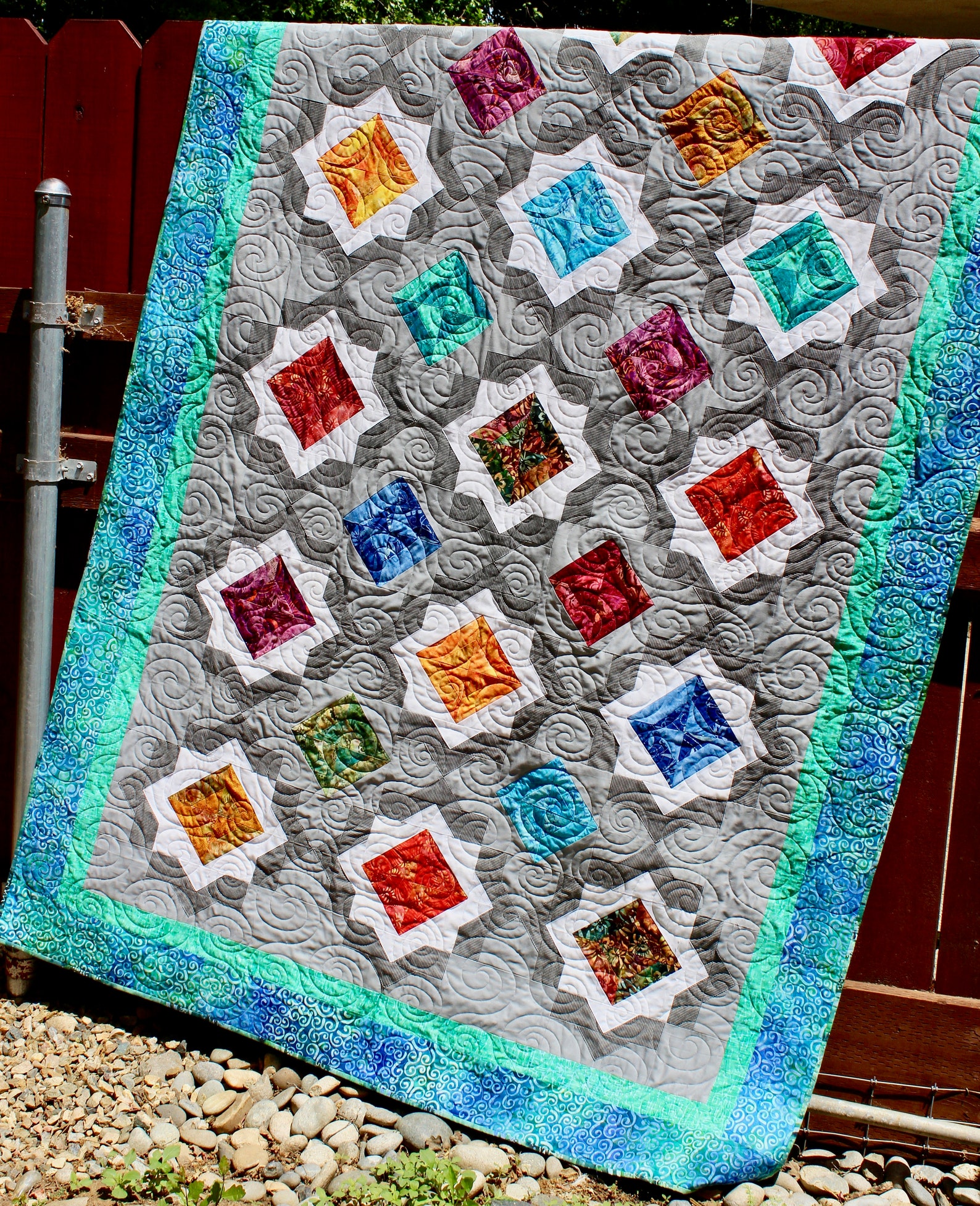 Quilt Pattern Birthstones Size: 60 In. X 92 In. PDF | Etsy