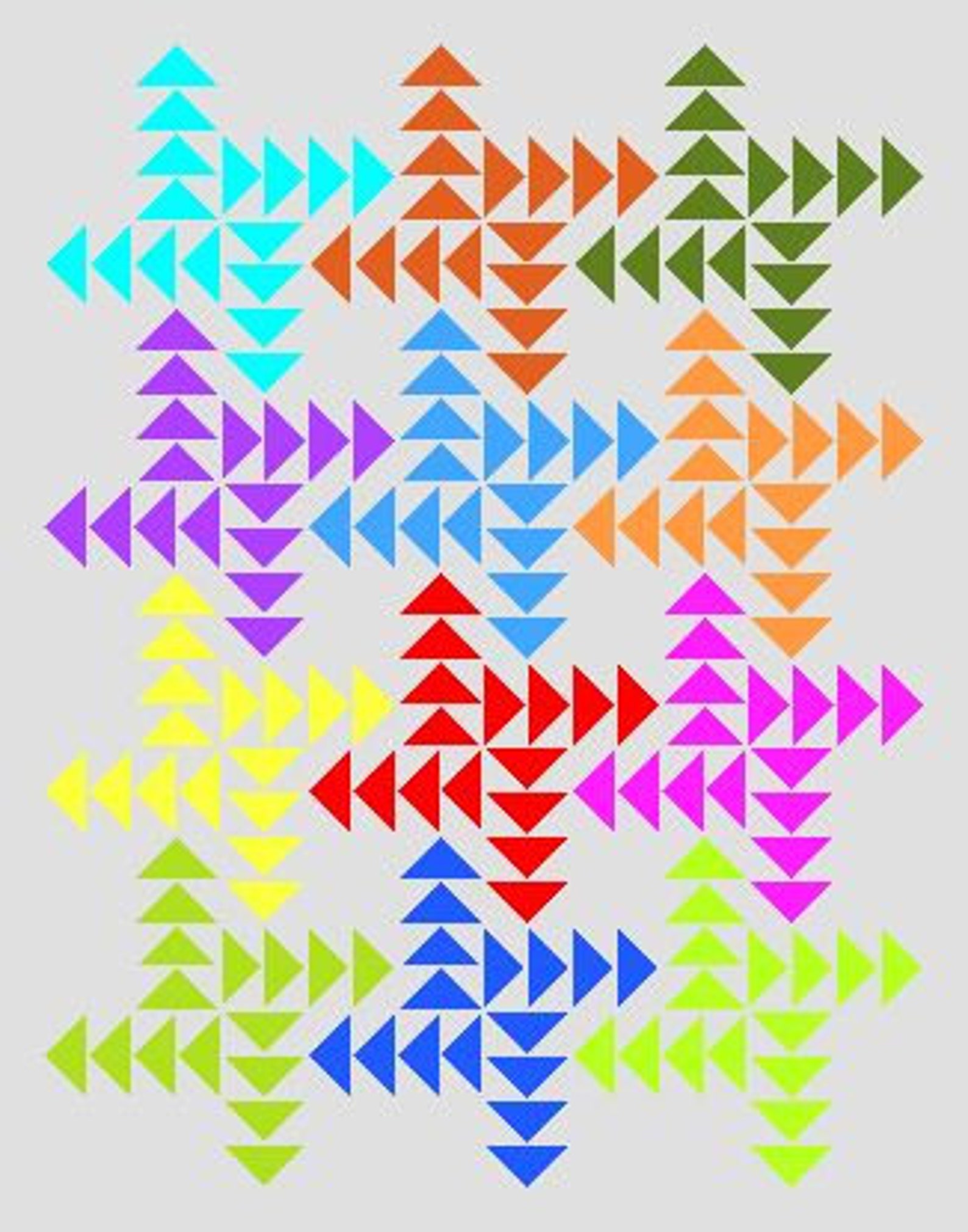 Quilt Pattern Goose Chase in the Dark Full Twin and Throw | Etsy