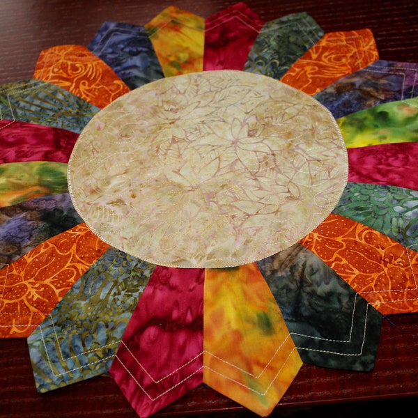 Dresden Plate Table Topper Pattern - Etsy