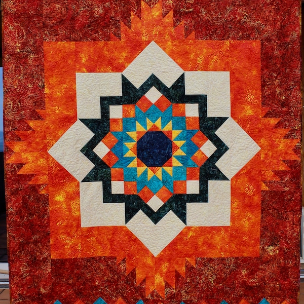 Santa Quilt Pattern - Etsy