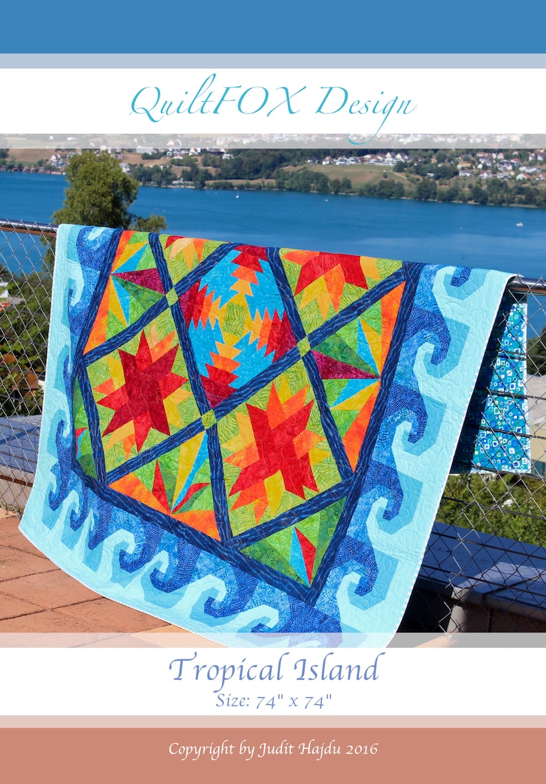 Quilt Pattern Mediterranean Tropical Island Beach House - Etsy