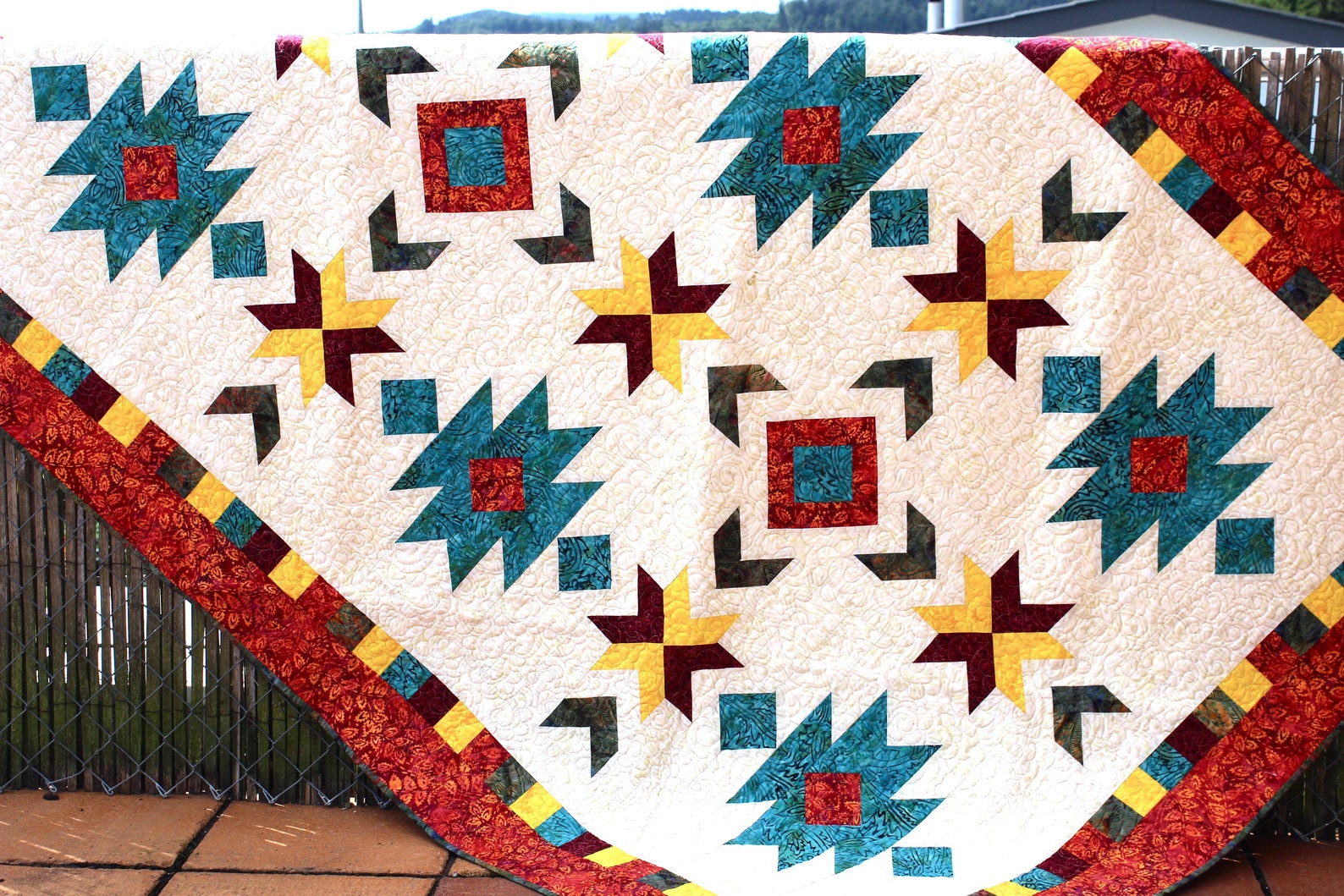 Southwest Quilt Pattern, Desert Wind Design (PDF Pattern) - Etsy
