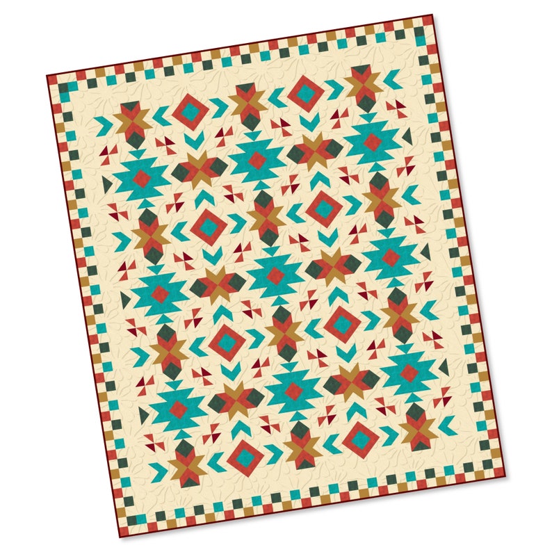 Southwest Quilt Pattern - Native American Design (PDF Download) - Etsy