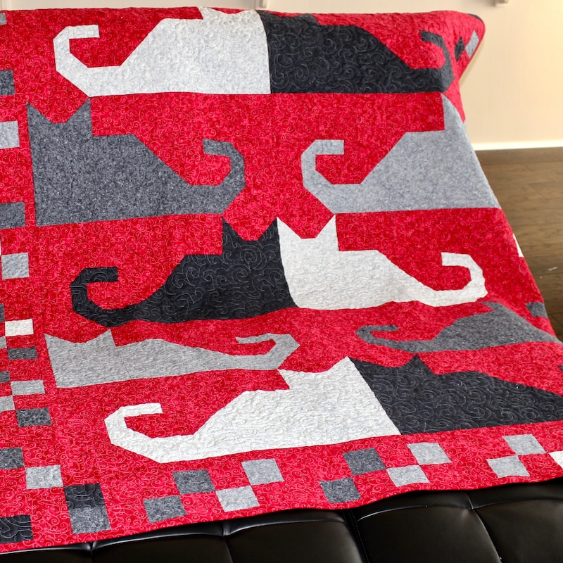 Cat Quilt Pattern - Etsy